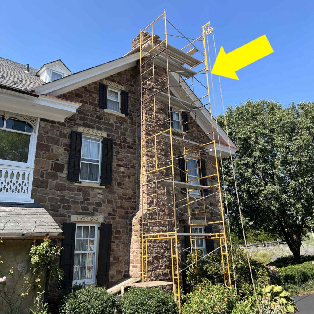 Scaffold [Tower] - Fireplace and Chimney Professionals
