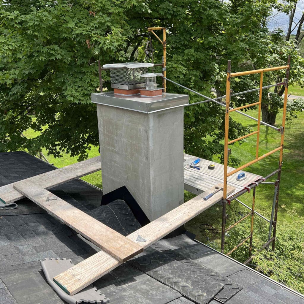 Scaffold [Roof] - Fireplace and Chimney Professionals