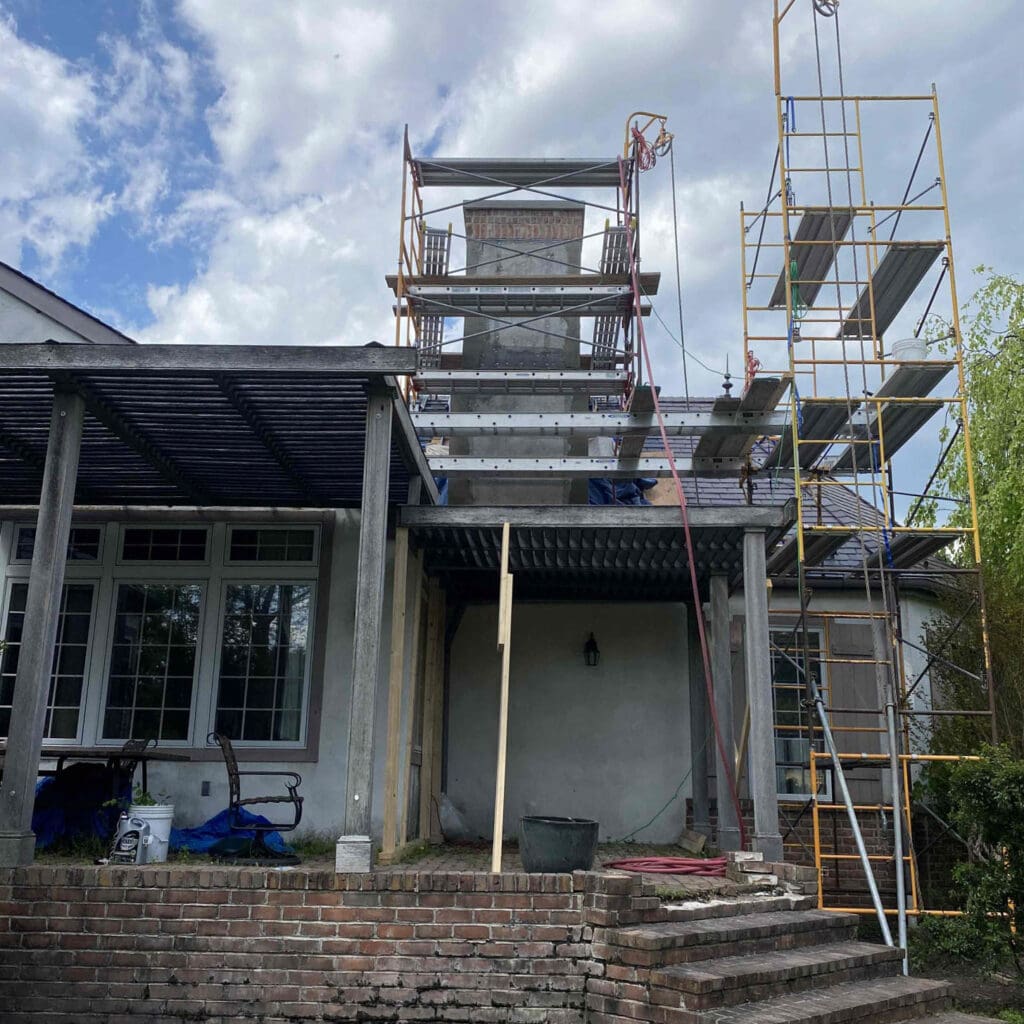 Scaffold [Tower] - Fireplace and Chimney Professionals