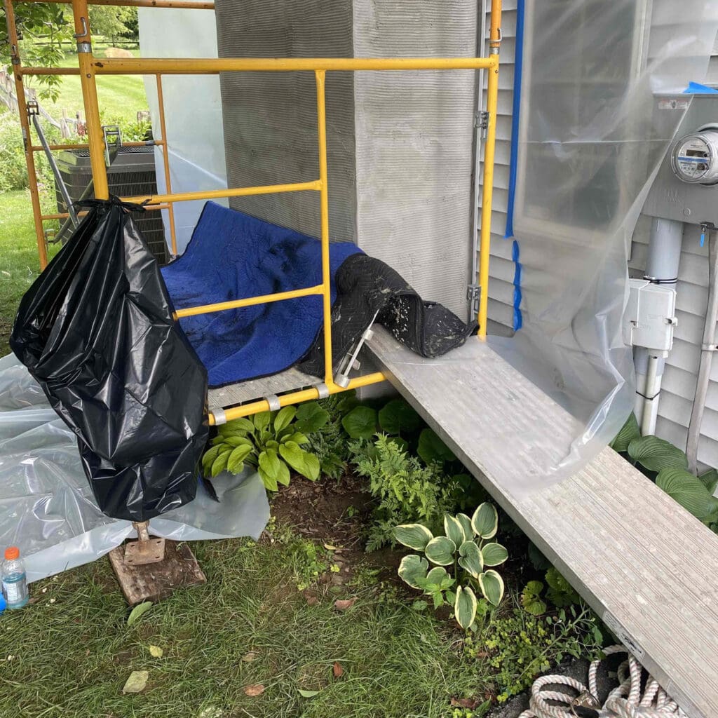 Exterior [Landscape protection] - Fireplace and Chimney Professionals